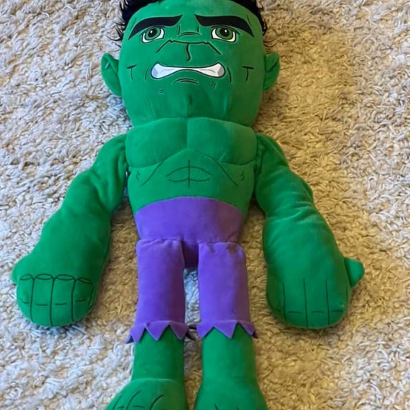 Toys | 216 Just Play Marvel Kids The Incredible Hulk Plush Stuffed ...
